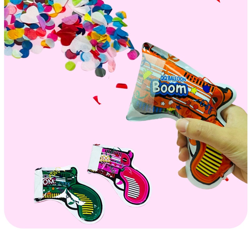 Automatic Inflatable Ceremony Flower Toy Gun Birthday Party Party ...