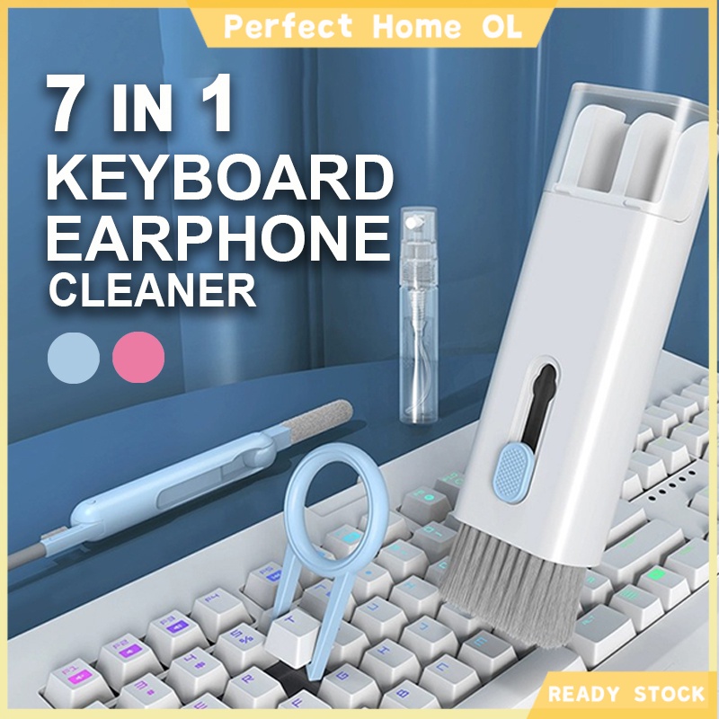 7-in-1 Computer Keyboard Cleaner Brush Kit Earphone Soft Cleaning Pen ...