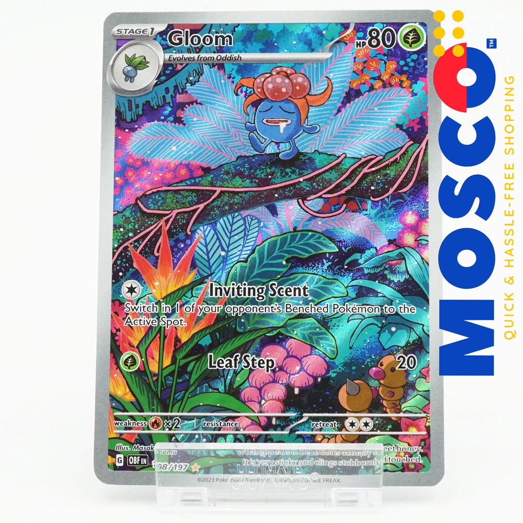 Gloom - 198/197 - Illustration Rare Obsidian Flames | Pokemon TCG ...