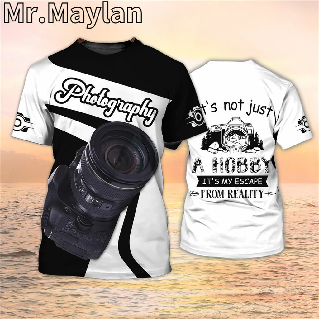 Photography Shirt Photography 3D Tee Shirts It Is My Escape Black And ...