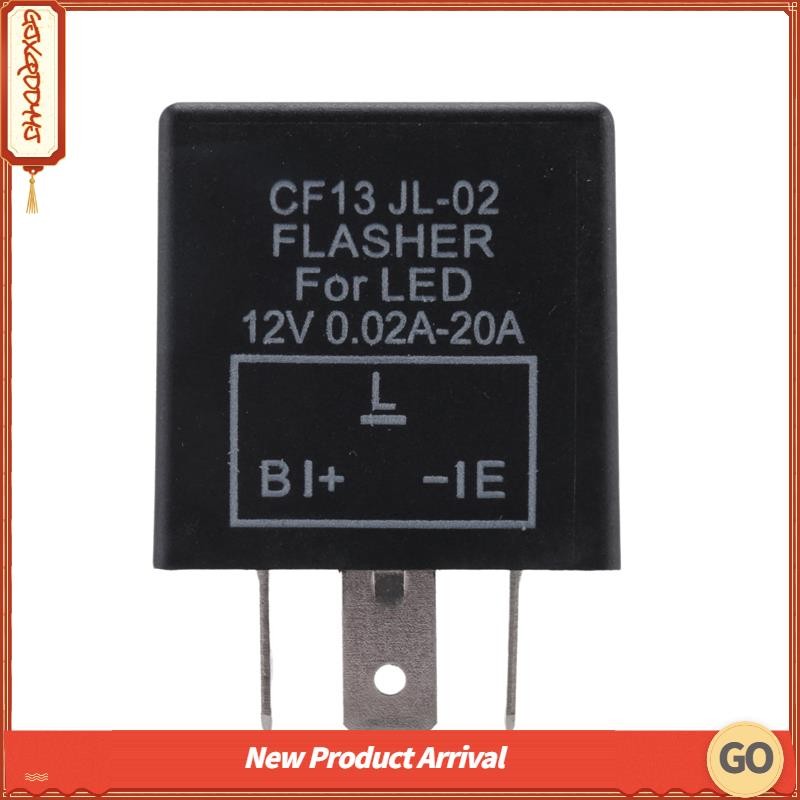 Car 3-pin -13 Electronic LED 12V Flasher Relay Fix for Turn Signal ...