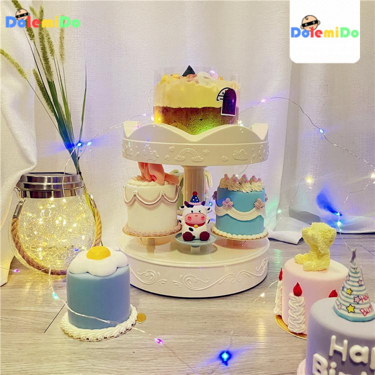 Ready Stock Rotary Machine Merry-Go-Round Cake Maker Double-Layer ...