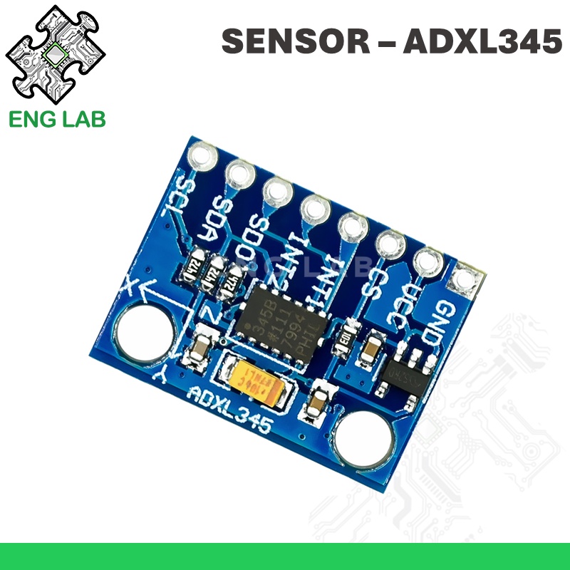 ENGLAB★ADXL345 Tri-Axis Acceleration Sensor Module Digital triaxial gravity acceleration tilt ...