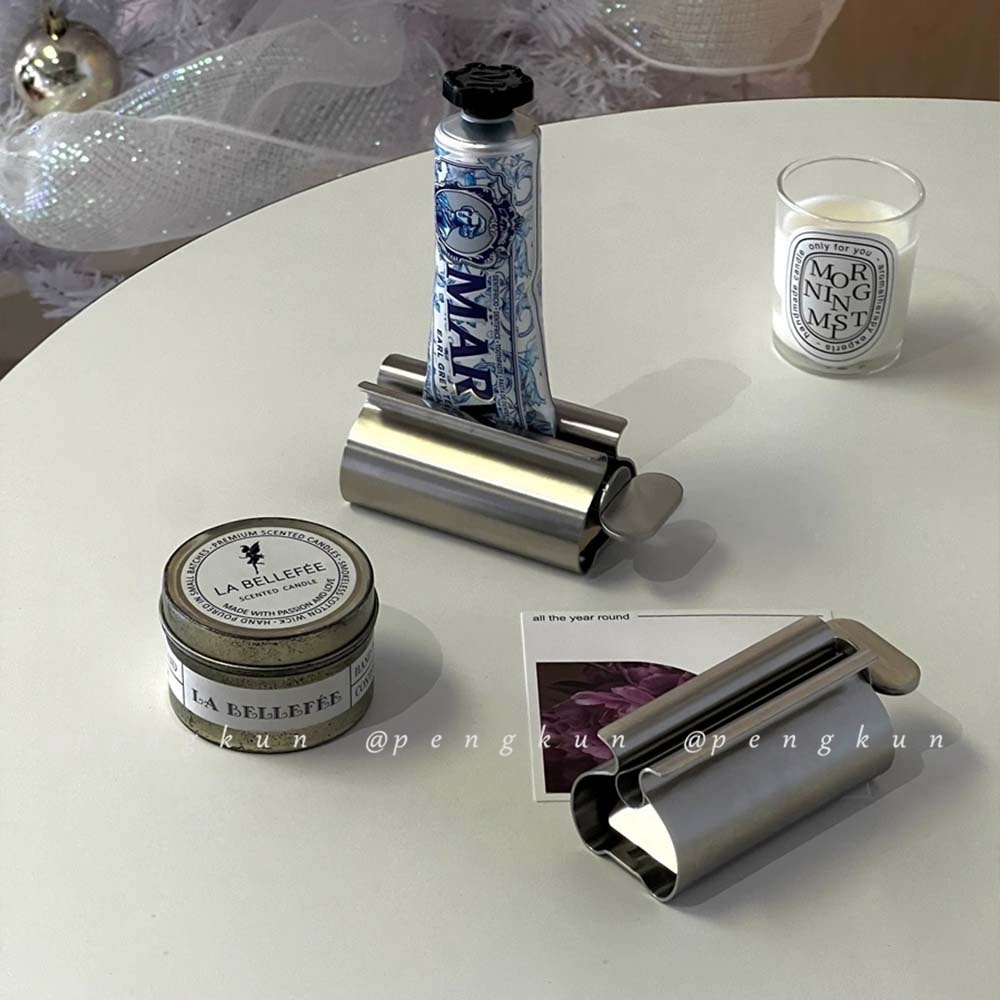 304 Stainless Steel Toothpaste Holder Toothpaste Maker ins Manual ...