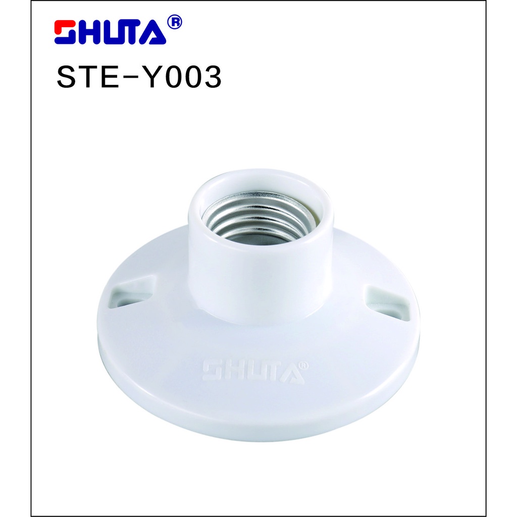 Y003 SHUTA High Temperature Resistant Ceiling Mounted E27 Screw Socket ...
