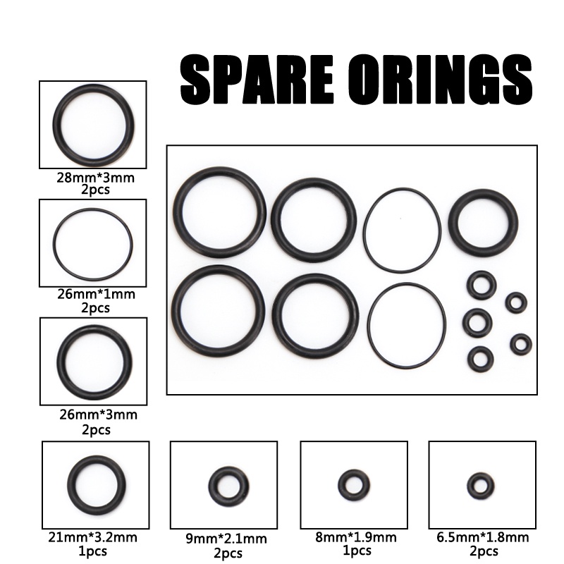 23pcs/set PCP Sealing O-rings Set Three-Stage High Pressure Pump ...
