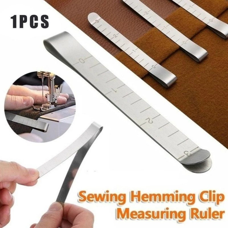 Metal Sewing Crimping Clip/Stainless Steel Sewing Hemming Measuring ...
