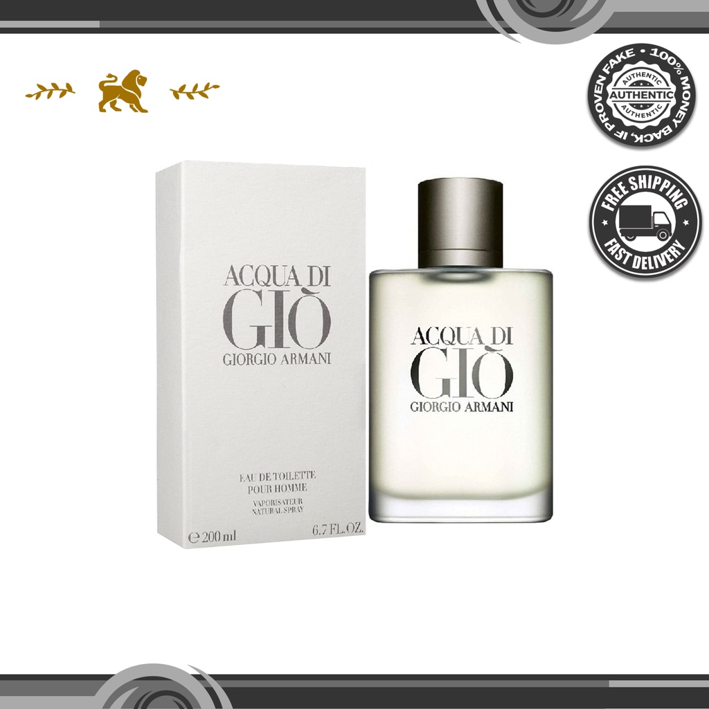 Acqua Di Gio By Giorgio Armani 100ml and 200ml | Shopee Philippines