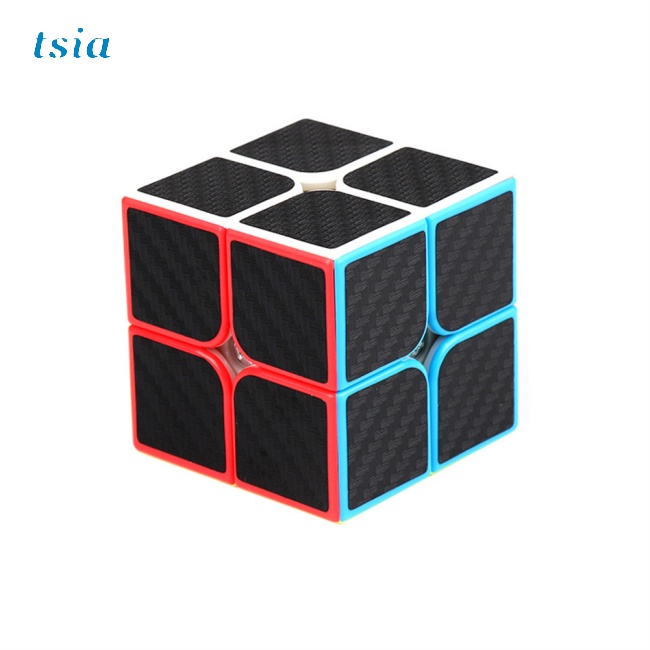 G7 Carbon Fiber 2x2 Magic Cube Smooth Competition Speed Cube Children ...