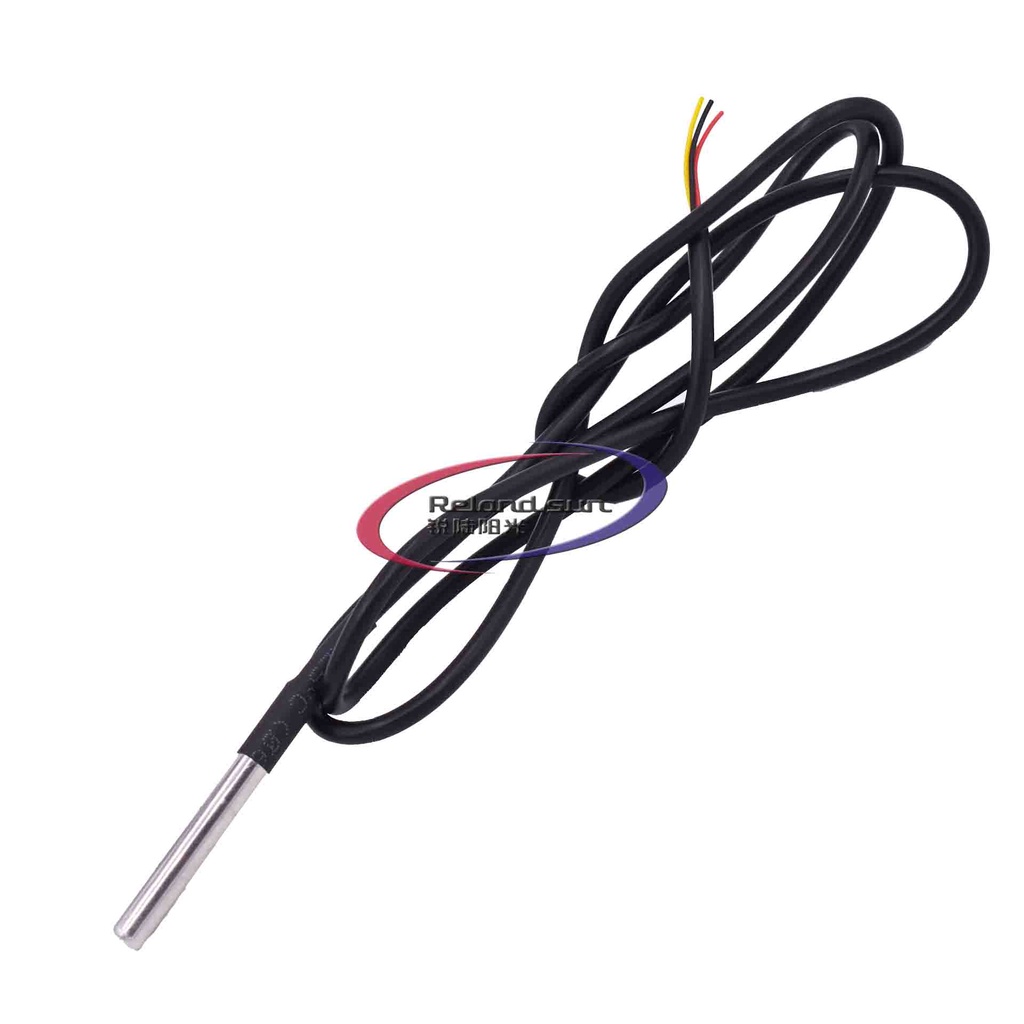 DS18B20 Stainless Steel package 1 Meters Waterproof DS18b20 Temperature ...
