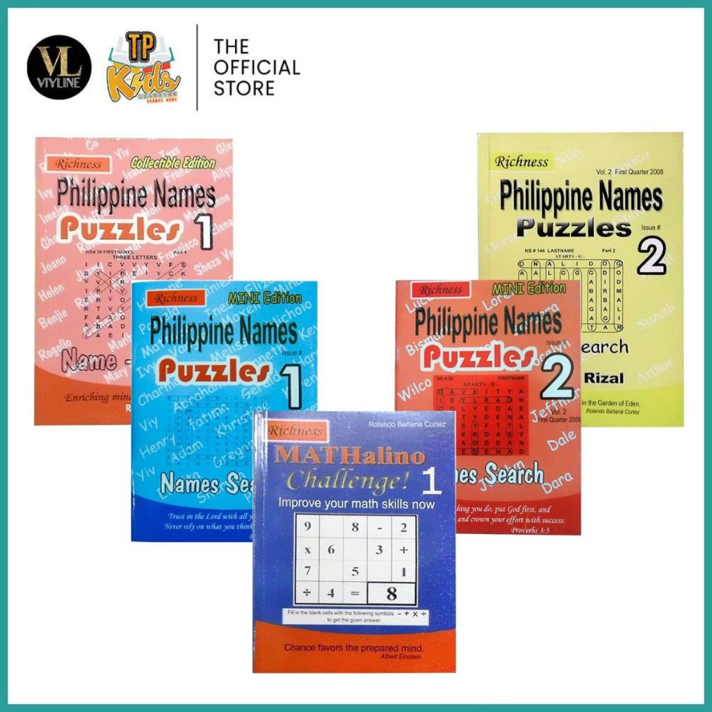 Philippine Names Puzzle & Mathalino Challenge by Rolando Bañaria Cortez ...