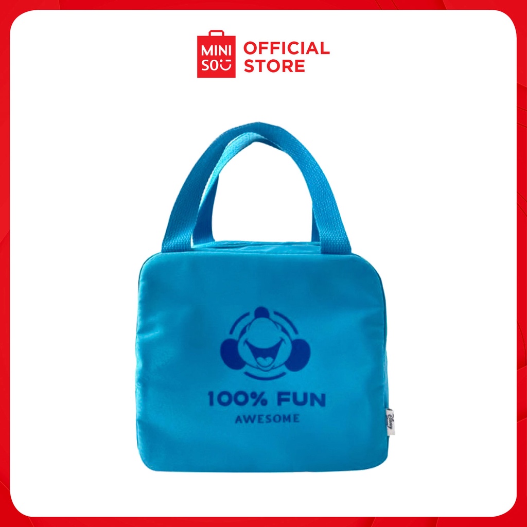 MINISO Disney 100 Smile Faces Collection Lunch Bag (Dark Blue) | Shopee ...