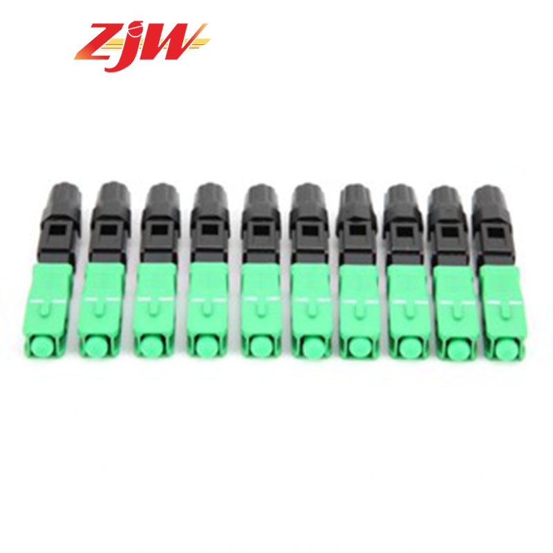 ZJW 10PCS SC/APC FTTH Fiber Optic Field Fast Quick Assembly Fast ...