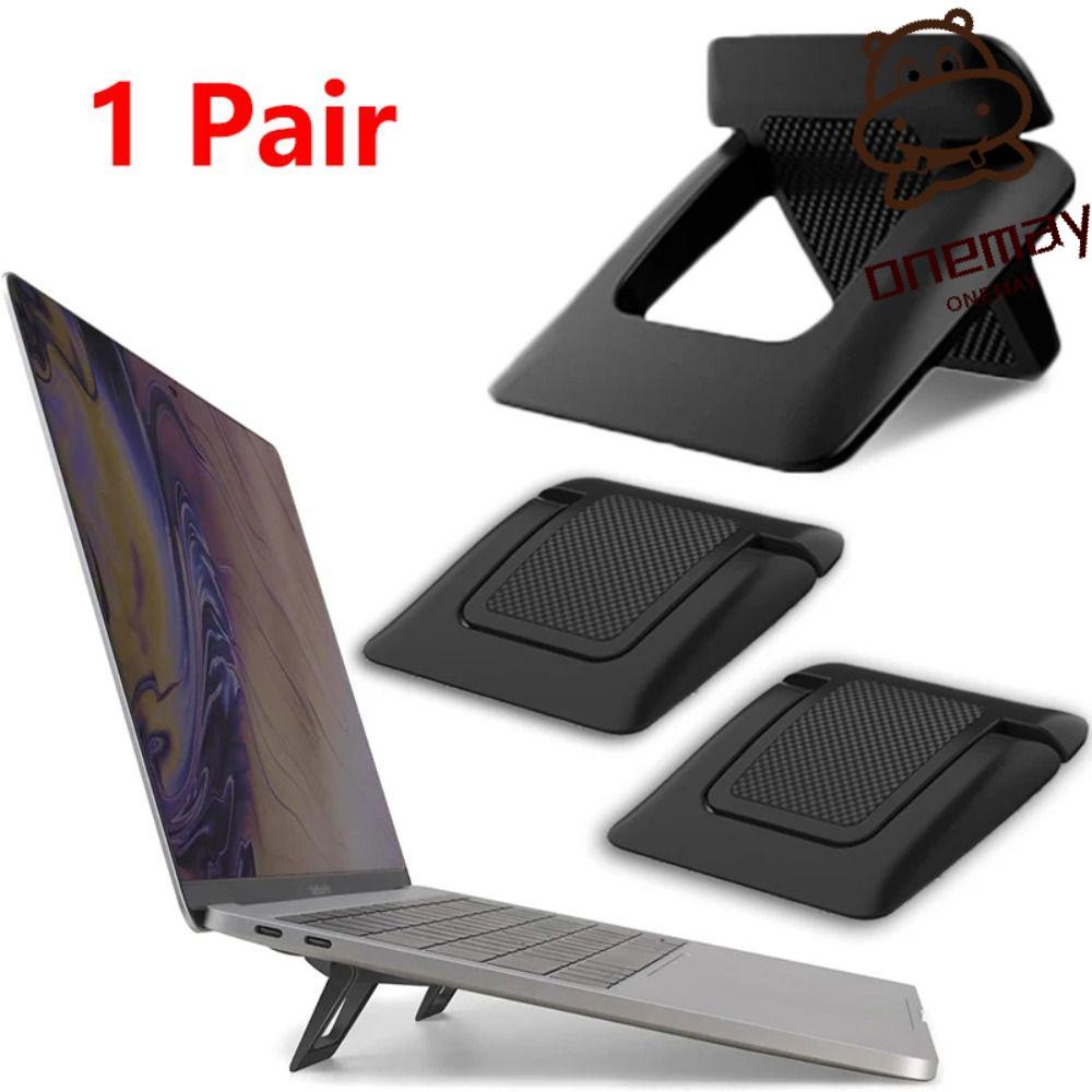 ONE-MAYSHOW 1 Pair Foldable Laptop Stand, Adjustable Mini Notebook ...