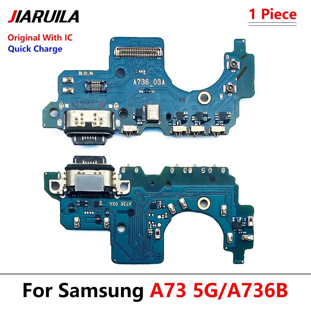 Original For Samsung Galaxy A13 A23 A33 A53 A73 A14 A24 A34 A54 4G 5G USB Charging Port Dock ...