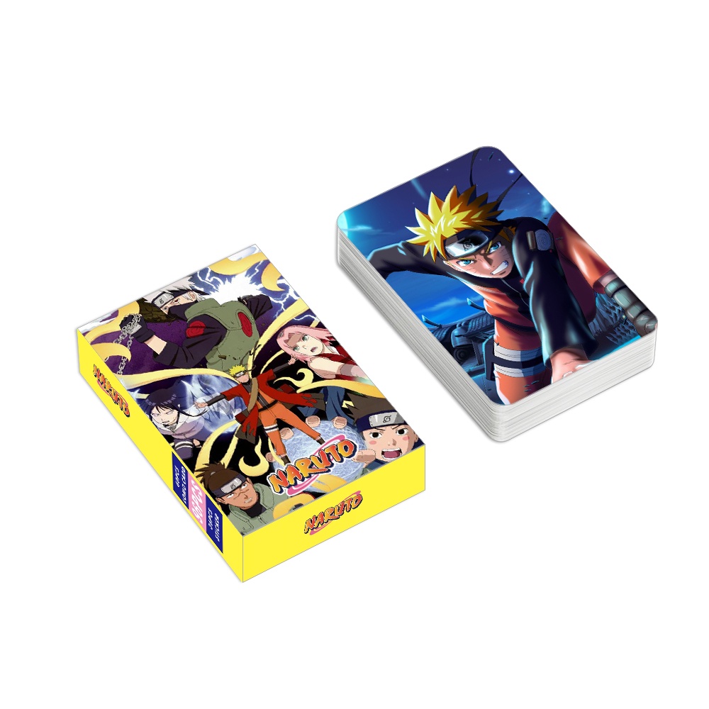 96pcs/box Naruto Stickers Photocards Lomo Cards Double Sided Postcard ...