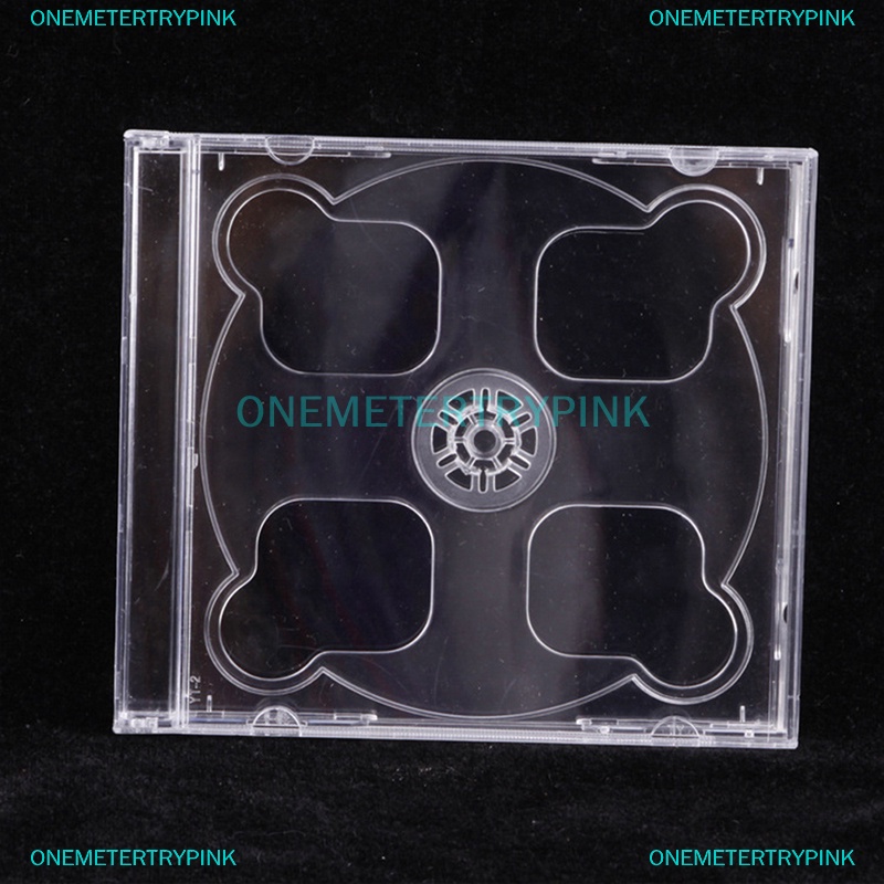 Onemetertry Square Transparent Bottom CD Box Empty CD Case PP Plastic ...