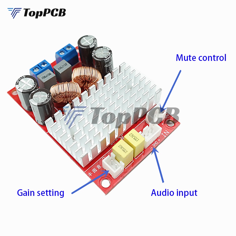 DC 5-34V CS8683 Digital Power Amplifier Board High Power Mono 130W ...