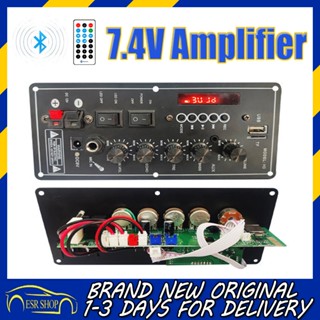 7.4V Rechargeable Battery Power Amplifier Board Digital Bluetooth ...