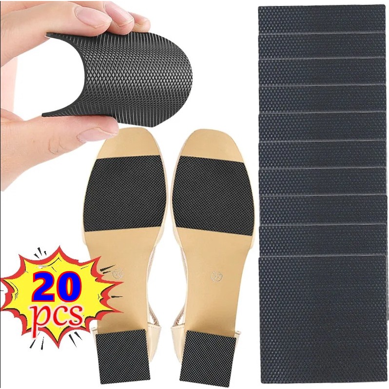 20pcs Black Non-slip Shoe Sole Protector High Heel Sandal Wear ...