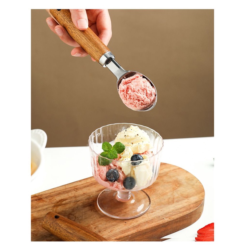 Ice Cream Spoon Stainless Steel Spoon Ice Cream Spoon Ball Digger ...