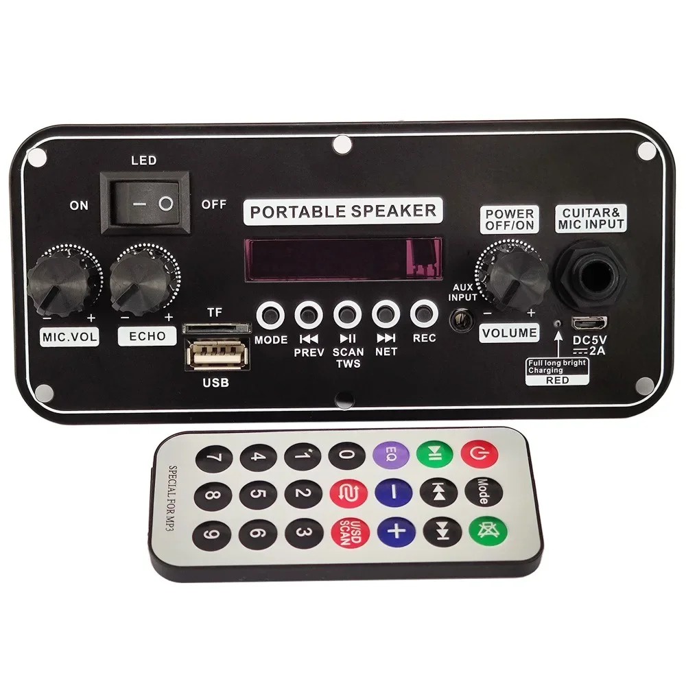 Bluetooth 5.0 DC 5V MP3 WAV APE Decoder Board 20W Amplifier Car Audio ...