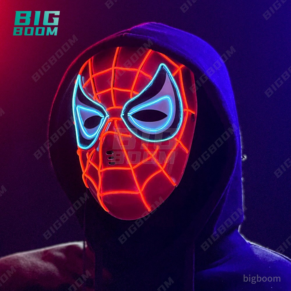 Led Glowing Spiderman Mask | Shopee Philippines