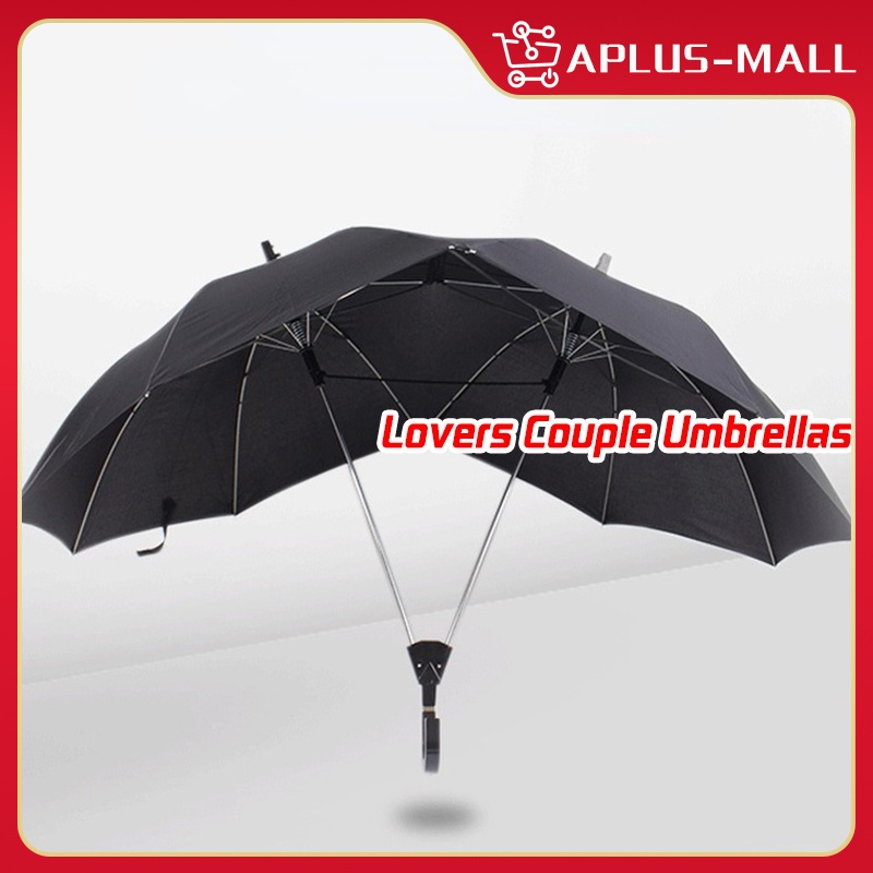 118CM Double Size Umbrella Couple Umbrellas Lovers Umbrella Extra Large Couple Umbrella | Shopee ...