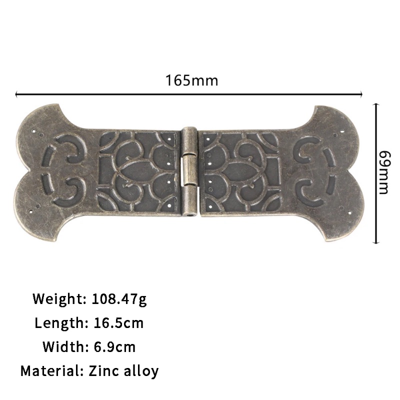 Antique Bronze Printing Ultra-thick Hinge Handicraft Box Wide Hinge for ...