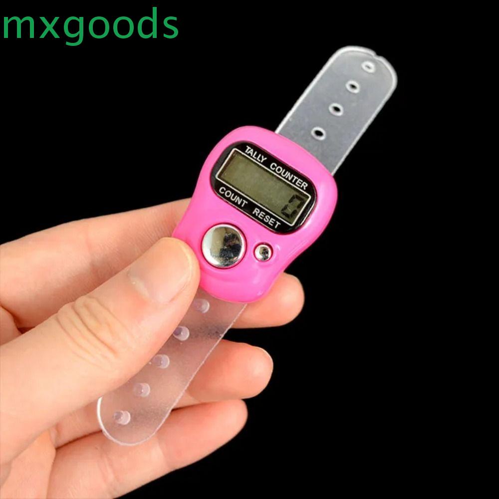 MXGOODS Finger Ring Tally Counter, Mini Digital Knitting Row Counter ...