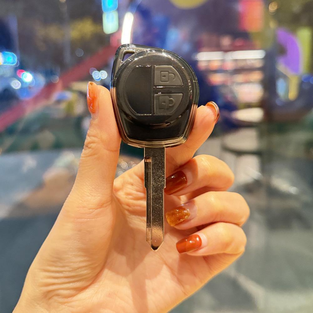 2 Buttons TPU Car Remote Key Fob Case Cover Shell for Suzuki SX4 Swift ...