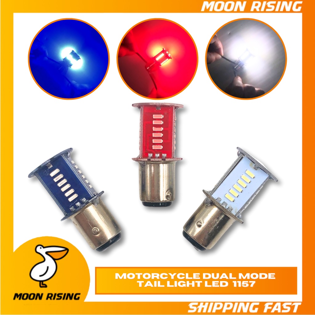 MOTORCYCLE TAIL LIGHT LED FLASH LED STROBE BLINKER STOP BRAKE LIGHT LED ...