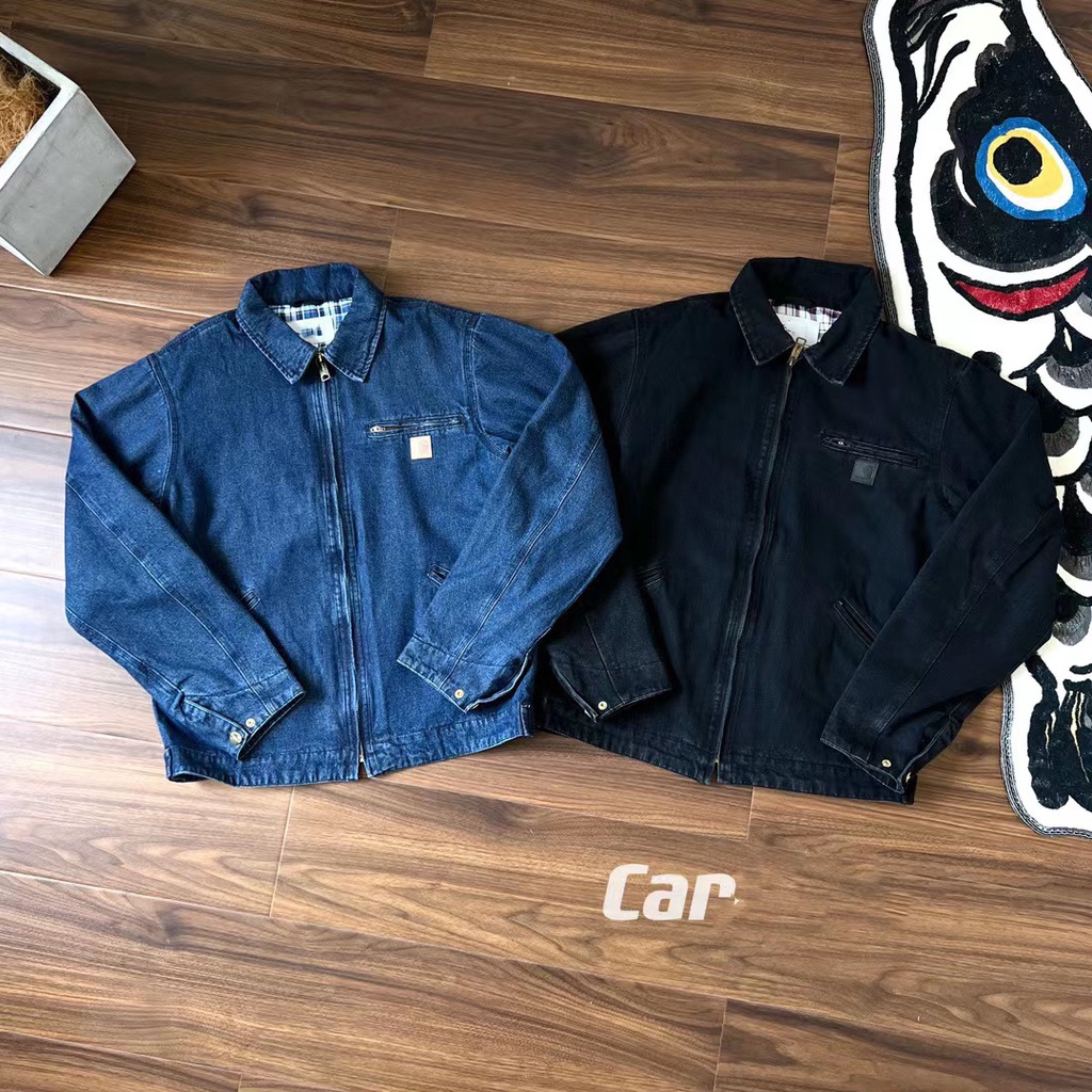ca**art WIP heavy denim Detroit jacket 13Z denim fabric ready-to-wear ...