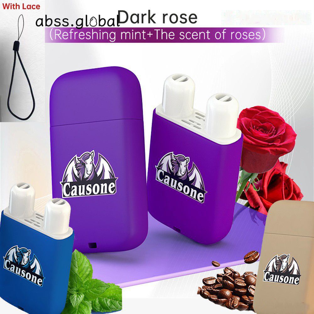 Inhaler Causone Liver Cleansing Nasal Herbal Box Double-hole Energy Bar With Free Rope TECH2 ...