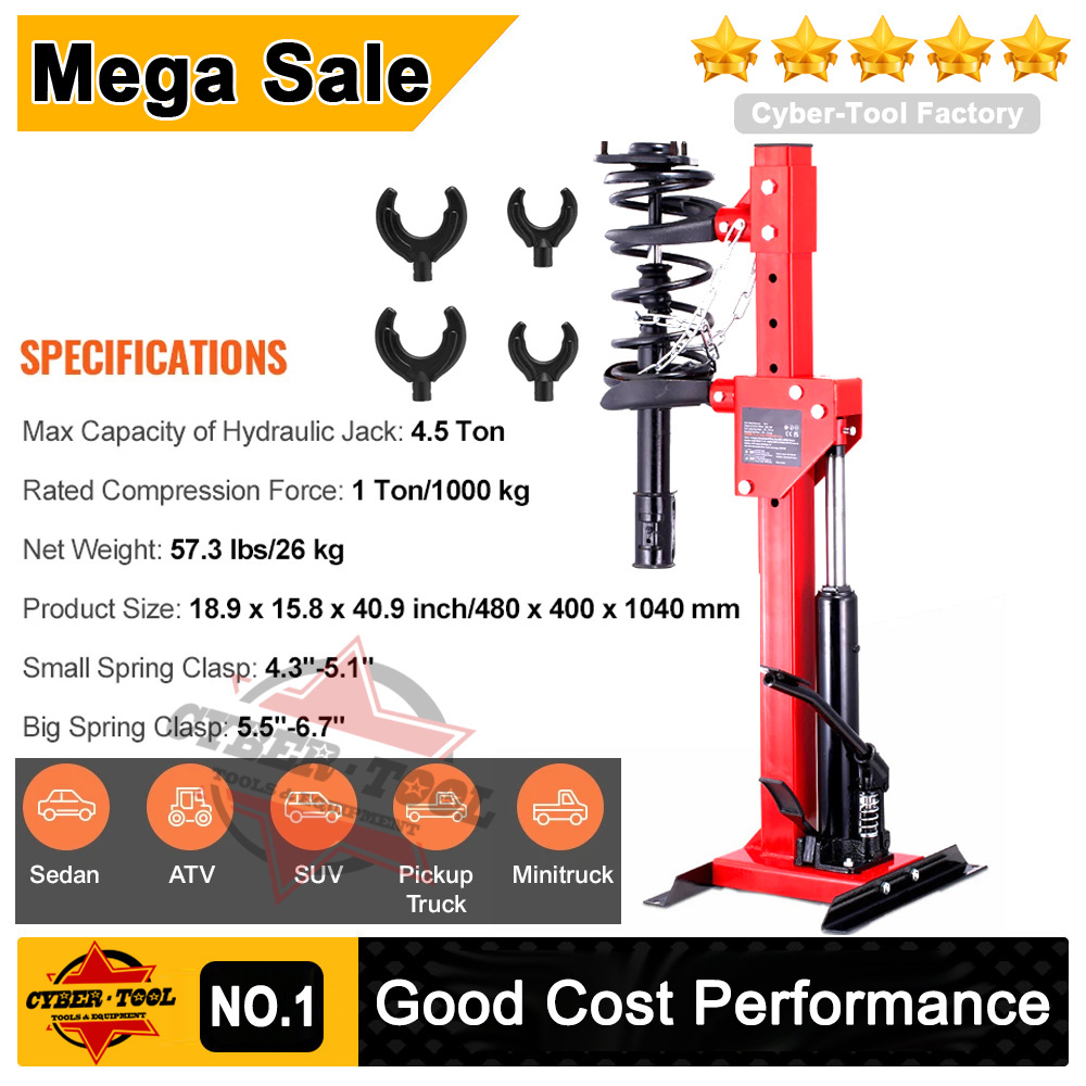 1 Ton Hydraulic Spring Compressor Hydraulic Foot Pedal Assist Strut ...