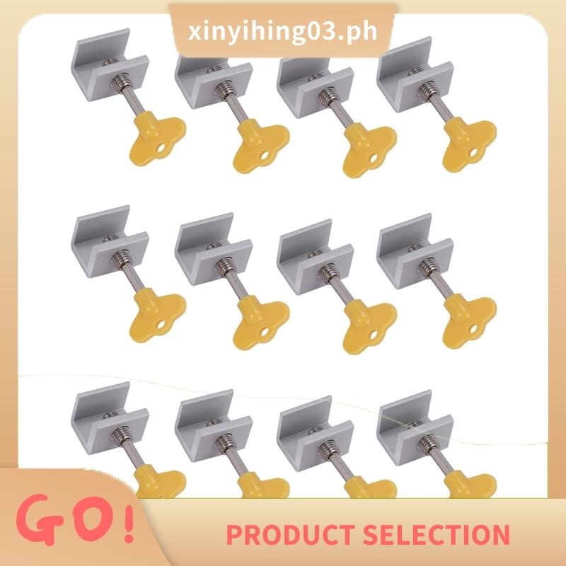In Stock 12 Sets Adjustable Sliding Window Locks Stop Aluminum ...