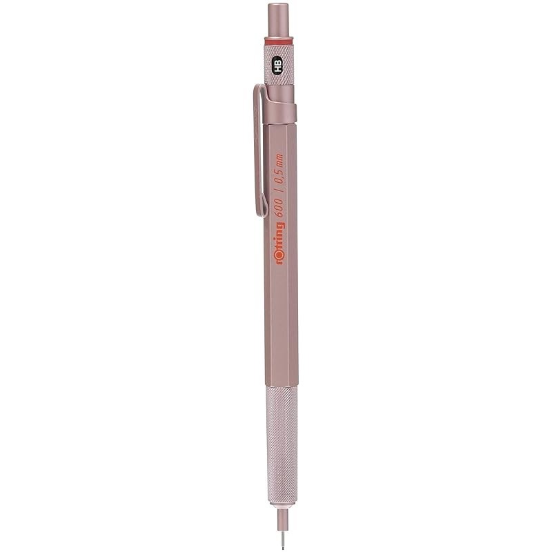 Rotring mechanical pencil rose gold 600 2158794 0.5mm rOtring ...