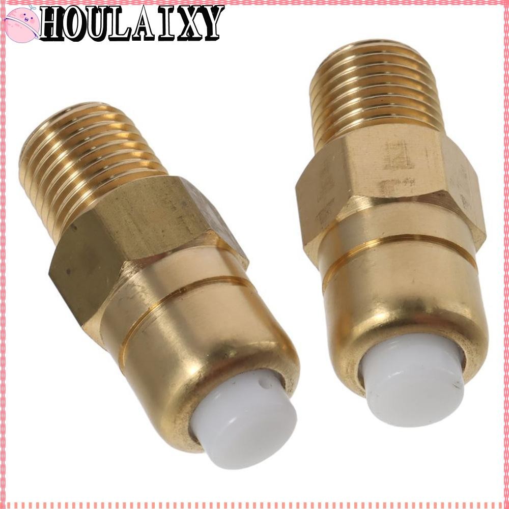Houlaixy 2pcs Thermal Relief Valve Npt 1 4 Thermal Release Valve Npt
