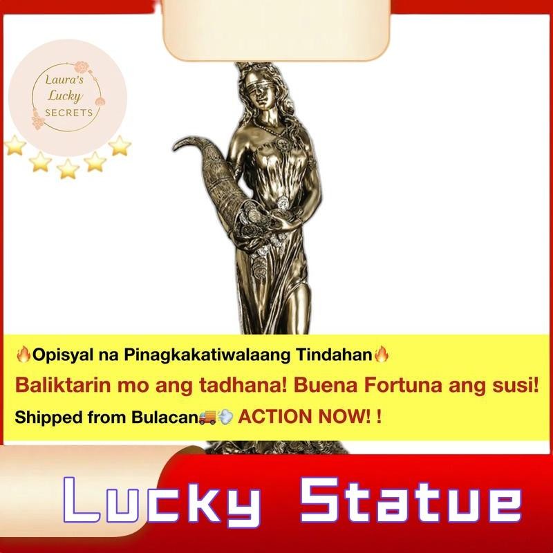 Laura Lucky Buena Fortuna Statue of Fortune Blindfolded Fortuna Charm ...