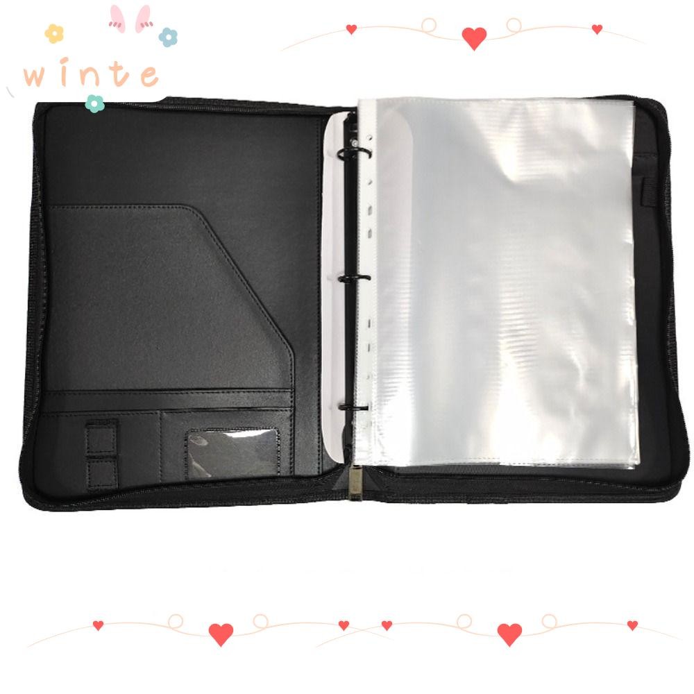 WINTE A4 Document Binder Organizer, 3 Ring Binder with 8 Pockes ...