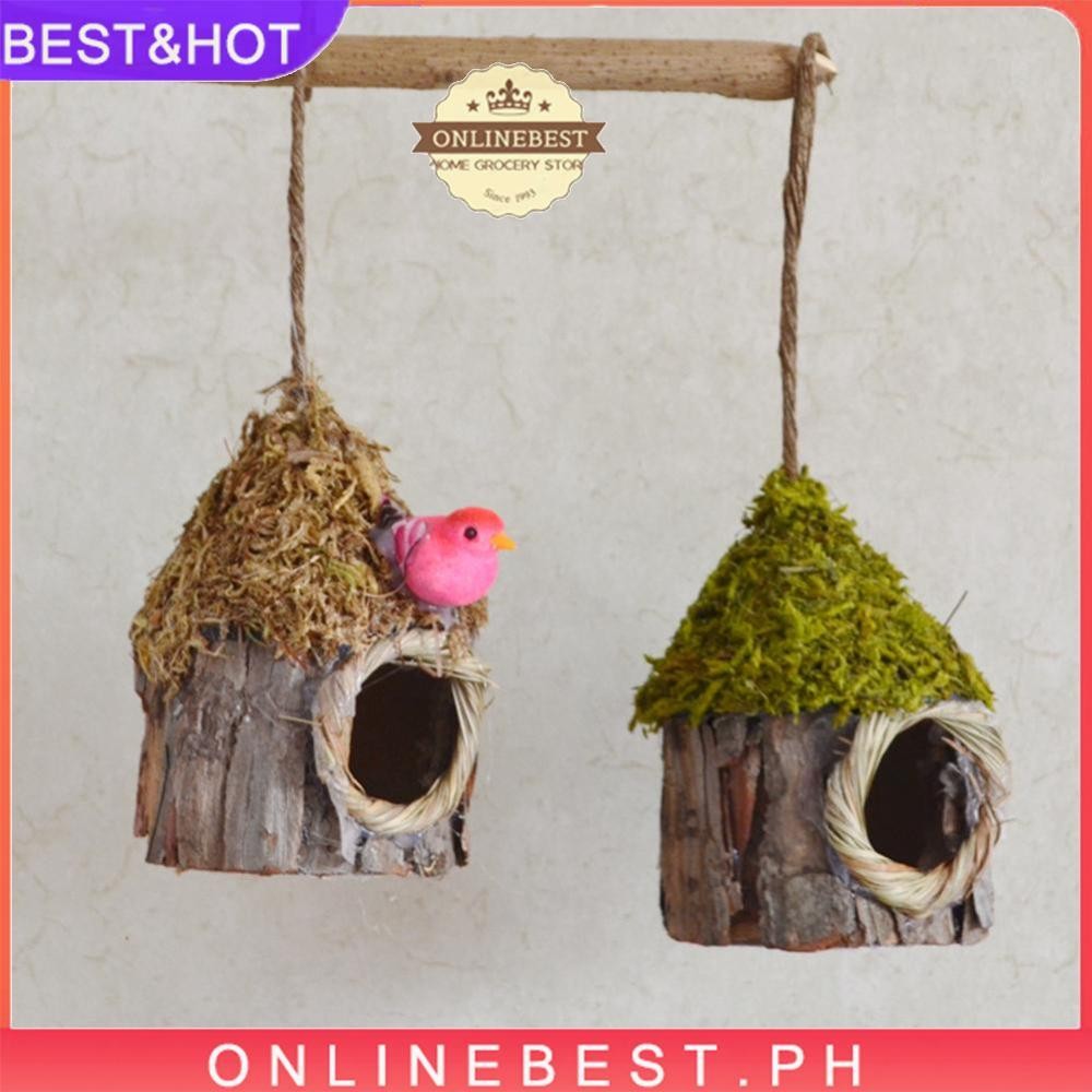 Hanging Nest Bird Nest Simulation Tree Handwoven Breeding Bird Shelter ...