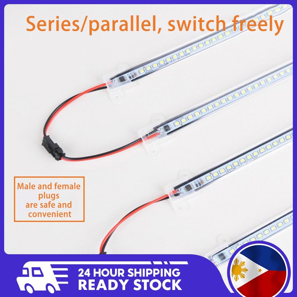 220V LED Hard Strip Ultra Bright Light Bar Tube Strip DIY Showcase Lamp ...