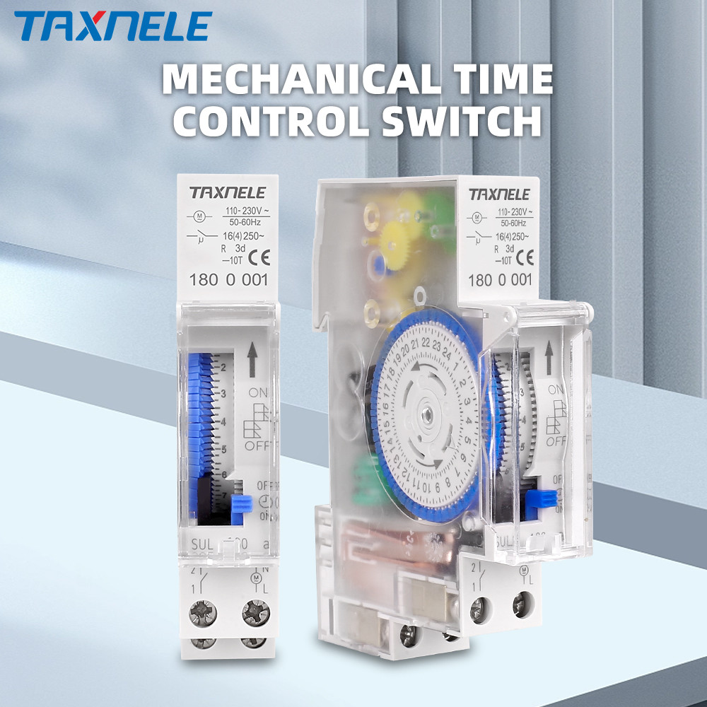 SUL180a Timer Switch 24 Hours Analogues Electrical AC 220V 110V 16A Din Rail Mechanical Time ...