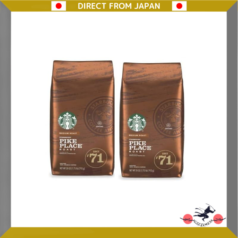 Pike Place Roast 793g Medium Regular Ground Coffee 2-Bag Set Costco Starbucks Coffee | Shopee ...