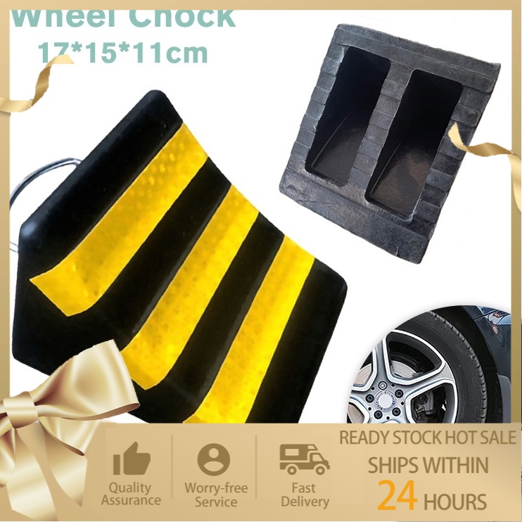 【COD】2PCS Heavy Duty Rubber Parking Stopper/Parking Limiter/Car Parking ...