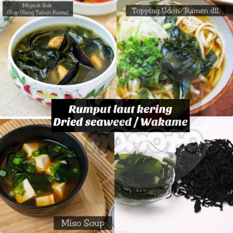 Wakame Dry Seaweed Dry Seaweed Miyeok Miso Soup | Shopee Philippines