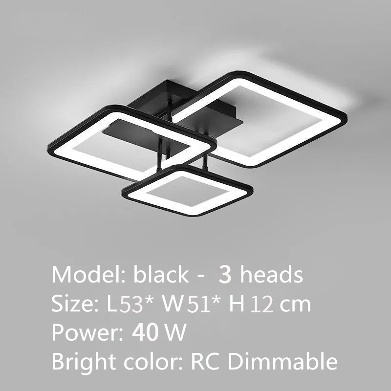 Modern Simple led chandelier Ceiling Lights bedroom lamp for Living ...