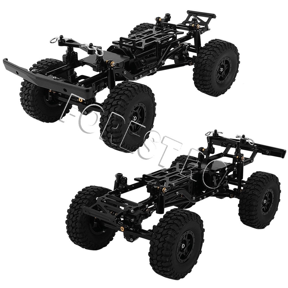 4WD Full Metal Chassis Frame Refit Kit with Two Steering axle Bumper ...