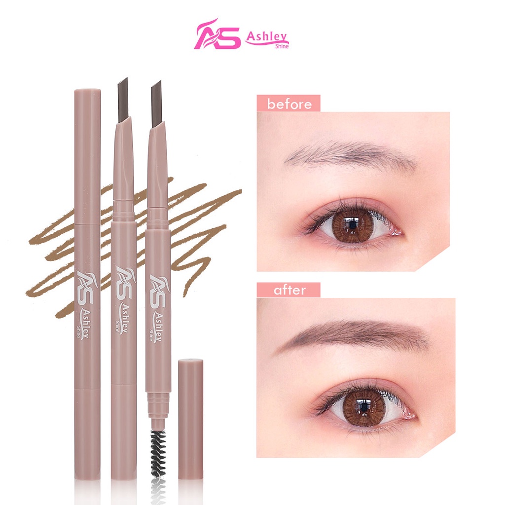 Ashley Shine 2in1 Automatic Eyebrow Pencil with Brush Eyebrows ...