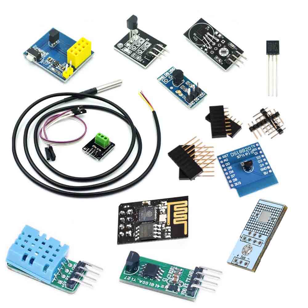 18B20 DS18B20 Digital Signal Output Temperature Measurement Module Board Detection Sensor for ...